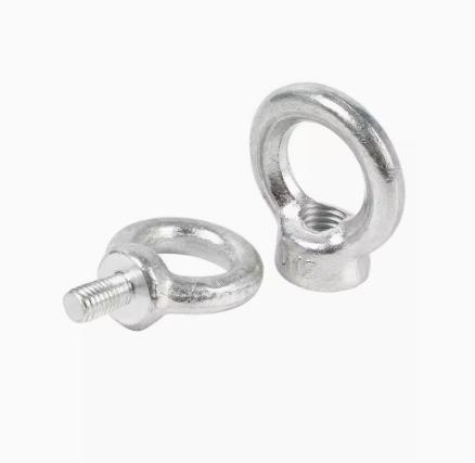 Quality High Strength  Customized Fasteners Lifting Bolt Ring Screw Hook Bolts Steel 50mm/40mm/25mm  Custom Eye Bolts Din580 for sale