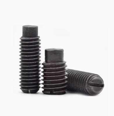 China High Strength Slotted Set Screws with Long Dog Point DIN 417 Slotted Long Cylindrical End Tightening Screws Customizable for sale