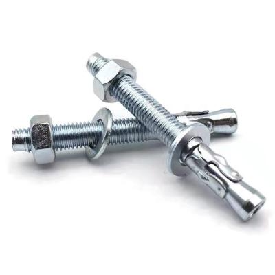 China Manufacturer's Wholesale Fastener Zinc Plated Expansion Wedge Anchor Bolt Car Repair Gecko Bolts for sale