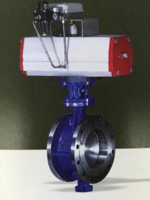 China High Temperature Resistant Material Flange Butterfly Valve ASME B16.5 Flanged Dimension for sale
