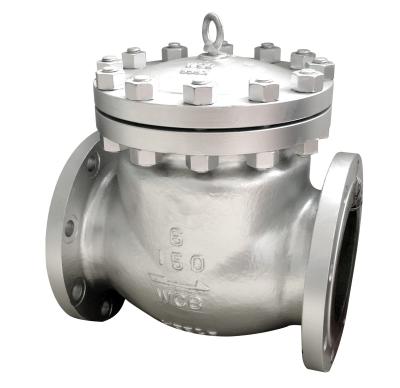 China ASTM A217 C5 Bolted Bonnet Flange Full Bore Swing Check Valve 18