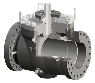 China KATA API6D ECCENTRIC TRUNNION MOUNTED SEMI-BALL VALVE  24
