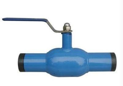 China WC6 WC9 Material Fully Welded Ball Valve NPS 2