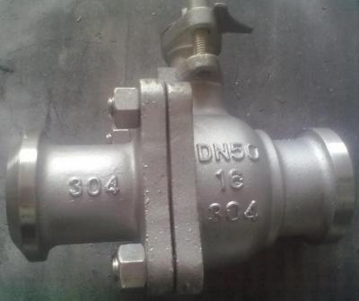 China CF8 CF8M Material Fully Welded Ball Valve NPS 2