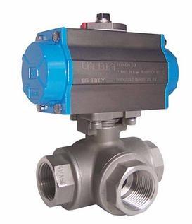China WCB LCB CF8 CF8M Three Way Ball Valve PN 20-420 Class 150-1500 Electric for sale