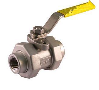 China Stainless Steel 5 Piece Full Port Ball Valve with Double Union End 3000 WOG for sale