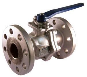 China Stainless Steel Ball Valve with 2 Piece Full Port Flanged Connection Class 300 for sale