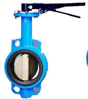 China Wafer Type Carbon Steel Butterfly Valve with Manual NPS 2