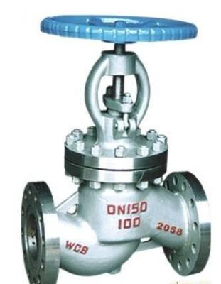 China WCB Body Straight-Through Non-Rising Stem Globe Valve with RF Flange Connection for sale