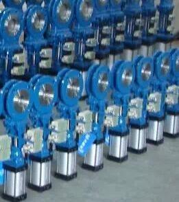 China Wafer Type Stainless Steel Material Knife Type Gate Valve with Electeica Actuator for sale
