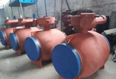 China Stainless Steel Material Full Welding Ball Valve with Penumatic Autuator for sale