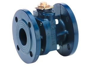 China 2 Way Full Bore Flanged Cast Iron Ball Valve for sale