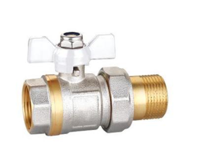 China Reduced Bore Screw-thread Connection Brass Ball Valve for sale