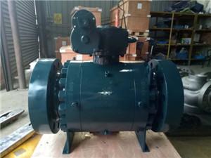 China Forged Steel Trunnion Mounted Ball Valve 10