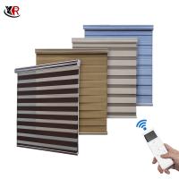 China Customized Blackout Blinds For Windows Motorized Office Zebra Blinds for sale