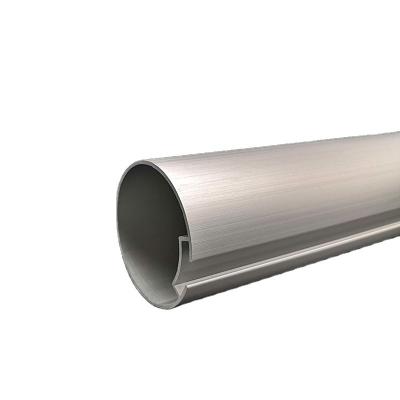 Cina Aluminium profile 6063-T5 anodized spring tube for curtain with 1.2mm thickness in vendita