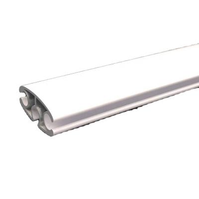 Cina High quality Aluminium Powder Coating Curtain Track Bottom Rail Profile For Roller Blind in vendita