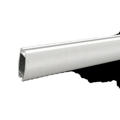 Cina Aluminium 6063-T5 Powder Coated Curtain Track Profile Aluminium Roller Blind Bottom Rail in vendita