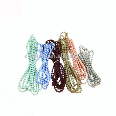 Cina Hot Selling Stainless Steel  Roller Zebra Blinds Components Beading Cord Plastic Blinds Ball Chain in vendita