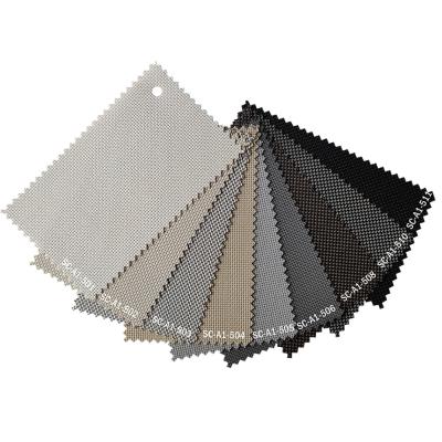 Cina High Quality Sunscreen Screen Fabric Solar Sunscreen Fabric Roller Blinds Fabric in vendita