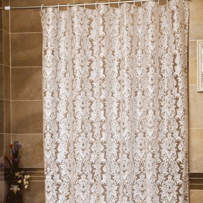 Cina Customized Size Style Modern Pcs Color Feature PEVA Waterproof Shower Curtain in vendita