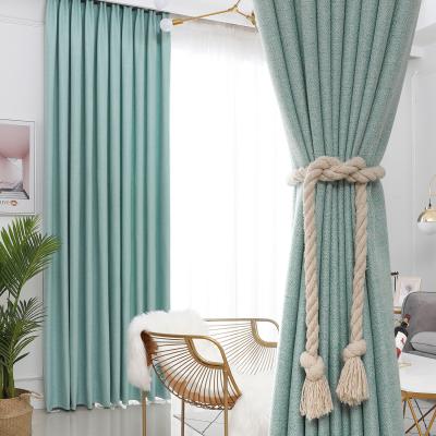 Cina Hot selling hot selling fashion light luxury  blackout curtains fabric for the home windows in vendita