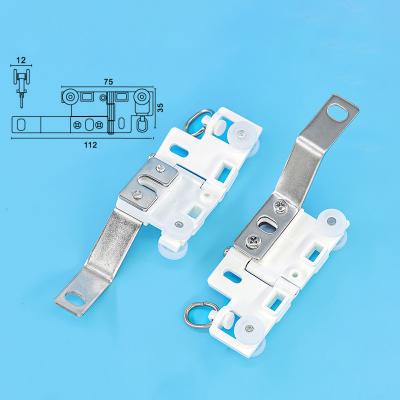 中国 Hot selling Automatic opening and closing curtain Shangfei S curved rail stainless steel boom block pulley 販売のため