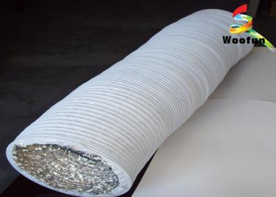 Cina PVC flessibile isolato a 4 pollici ignifugo dell'alluminio della condotta compressibile in vendita