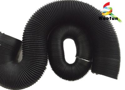 Cina di alluminio di canalizzazione flessibile stimato del PVC del fuoco rotondo nero per ventilazione in vendita