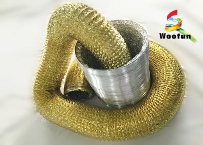 Cina Elastici di alluminio della condotta flessibile ignifuga del condizionamento d'aria di HVAC lisciano in vendita