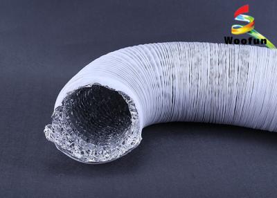 Cina Peso leggero flessibile stimato del PVC dell'alluminio della canalizzazione del fuoco bianco industriale in vendita