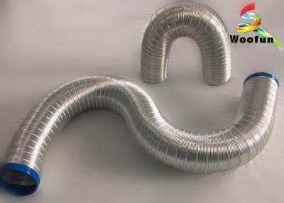 Cina Termoresistente di alluminio pieghevole elastico della presa d'aria su misura con l'ondulazione di 9mm in vendita