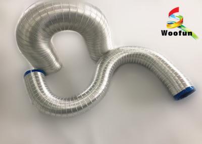 Cina Alluminio flessibile non isolato del tubo flessibile della condotta per il sistema di ventilazione industriale in vendita