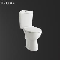 China Flushing Button Close Coupled Corner Toilet Automatic Operation for sale