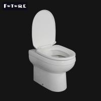 China Future Floor Standing Back To Wall Toilet Close Coupled Automatic Operation for sale