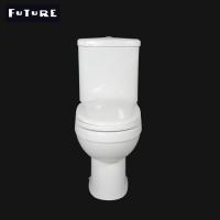 China Future Bathstore Close Coupled Toilet P Trap Floor Mounted Commode for sale