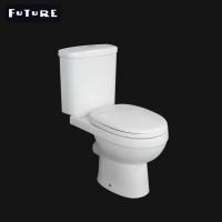 China Future Bathstore Close Coupled Toilet P Trap Floor Mounted Commode for sale