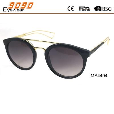 China Unisex  classic Sunglasses with metal Frame, UV 400 Protection Lens for sale