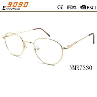 China Round  retro  fashionable design with metal frame ,Power rang : 1.00 to 4.00D for sale