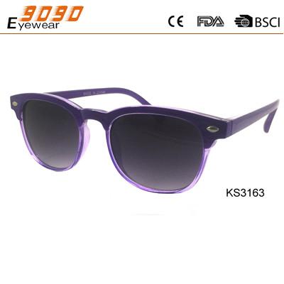China Children's Sunglasses with Plastic Frame,  Fashionable Design, for sale
