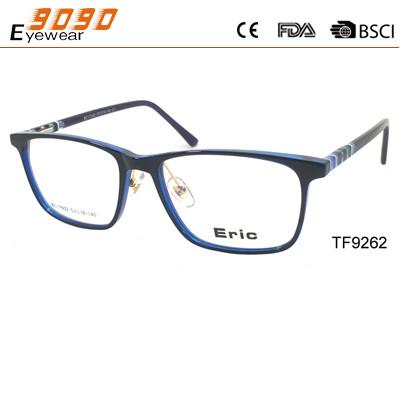 China Rectagle fashionable TR90 Optical frames,suitable for men and women for sale
