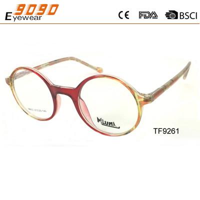 China Round TR90 Optical  Frames, fashionable design, suitable for women for sale