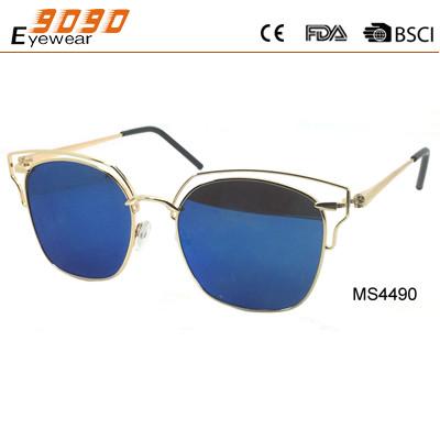 China Unisex classic Sunglasses with metal Frame, UV 400 Protection Lens for sale