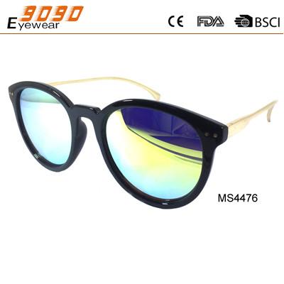 China Men's sunglasses with metal frame, new fashionable designer style, UV 400 Protection Lens for sale