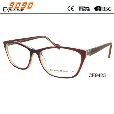 China fashion CP injection eyeglass frame best design  optical glasses eyewear,suitable for women for sale