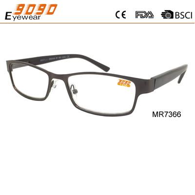China Classic culling fashion metal reading glasses , Power rang : 1.00 to 4.00D. for sale