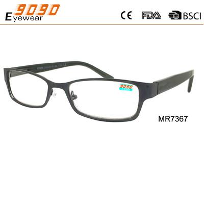 China Unisex fashion reading glasses for men and women,made of metal for sale