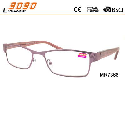 China Lady fashionable reading glasses , made of metal, Power rang : 1.00 to 4.00D for sale