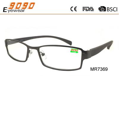 China Newest Style 2017  Fashionable reading glasses with stainless steel for sale