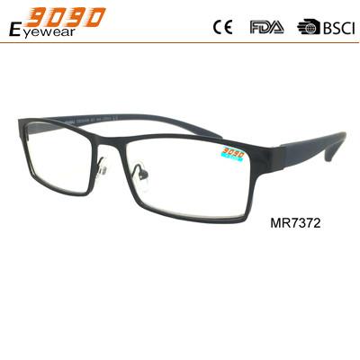 China 2017 hot sale style reading glasses with metal frame,suitable for men for sale